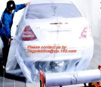 China 5 In 1 Auto Clean Kits Hdpe Plastic Drop Sheet Plastic Sheeting Durable Polyethylene Sheeting/Film Masks Car From Paint for sale