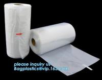 China pack dry cleaning bags roll,wholesale clear plastic dry cleaning dust cover HDPE garment bags for packaging clothes stor for sale