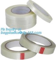 China Drywall Mono Line Fiberglass Labelh Mounting Tape Bi-Directional Filament woven coated Fiberglass Tape Joint Tape for sale