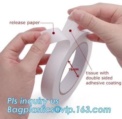 China Industrial Strong Double Sided adhesive Tape With Carrier Tissue Foam Pet Bopp for automotive use eva foam pe foam for sale