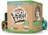 China COMPOSTABLE BPI CERTIFIED, fabric Dog Waste Poop bags Holder/ pet Poop Bag Dispenser with Carabiner Clip and waste bagS for sale