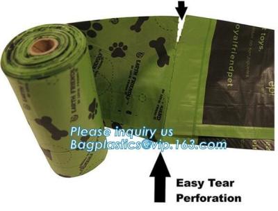 China Eco-Friendly Outdoor Dog Cleaning Waste Bag Pet Poop Bags, biodegradable plastic pet cat dog waste bag drawstring dog po for sale