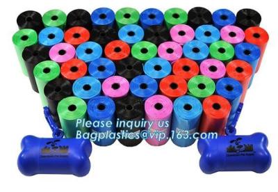 China Promotional Cheap Price Pet Waste Bag, Pet dog poop bag dispenser waste bag dispenser with 15pcs bags, bagplastics, bage for sale