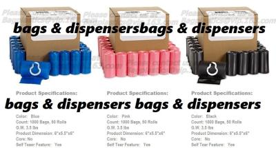 China security factory sales biodegradable pet waste dog poop bag, Heavy Duty Custom Biodegradable PE Dog Poop Pet Waste Bags for sale