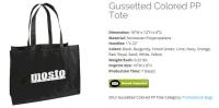 China GUSSETTED COLORED PP TORE BAGS,customized designs, colors, logos and sizes are welcome, ODM orders are accepted, oem wel for sale