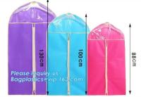 China Promotional Customized Nonwoven Garment cover, garment bags, garment sacks, suit cover, dress cover, cover bags, dust co for sale