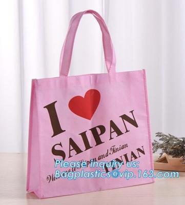 China Customized printed logo Eco Friendly Non Woven Bag, Promotional Custom Printed Recycle Bag Foldable Heat Seal Laminated for sale