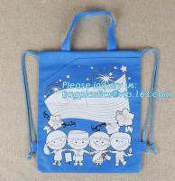 China Factory Promotional Custom Logo printedPromotional custom metallic laminated non woven bag, fabric reusable shopping bag for sale