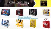 China custom logo printed reusable cheap non woven bag fabric tote shopping bag for promotional, Eco friendly custom slogan la for sale