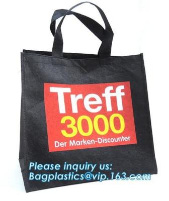 China Promotional custom LOGO printed gift Laminated PP Non Woven Bag， Promotion china laminated insulated non woven bag folda for sale