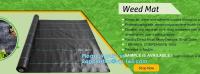 China green color Plastic Ground Cover Mats mulch weed control fabric mat,Weed Barrier Around Fruit Trees PP Woven Weed Mat fo for sale