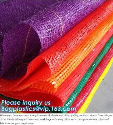 China white PE raschel mesh bag garlic bag,45*75cm Orange Russia PE Knitted plastic raschel leno mesh packing bags for Agricul for sale