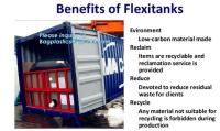 China bulk liquid flexitank for oil/drinking water,1000L Cubic Type Liner Bag Flexitank for Emulsion Detergents Transport for sale