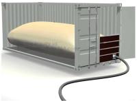 China China Suppliers 1100L Cube Food Grade PE IBC Flexitank for Olive Oil and Soy Sauce,bulk oil flexitank flexi bag transpor for sale