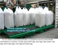 China China Factory price 100% new material 1 ton PP bulk bag woven big bag jumbo bags,100% pp woven recycled FIBC big bag for sale
