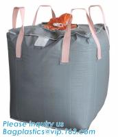 China spout Cement Ton Reinforce Fibc Jumbo Bags 500kg Bulk Conductive Fibc Big Bag With Automatic Unloading Design for sale