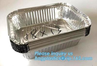 China Popular household kitchen food packing aluminum foil container/pan/tray,Disposable Aluminium Foil Containers for Food Pa for sale