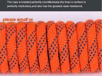 China 6mm accessory cord climbing rope nylon 66, high strength fire escape safety climbing rope for sale