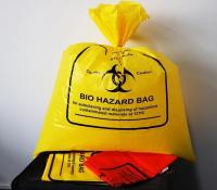 China biohazardous bags, LDPE FILMS COVER, PE asbestos bag, biohazard bag, pe cover film, rubble sack, covers, plas for sale