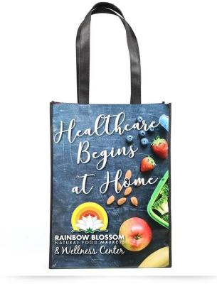 China Private lable promotional nonwoven shopping bags, nonwoven fabric polyester foldable shopping bag, woven bags, sacks, pr for sale