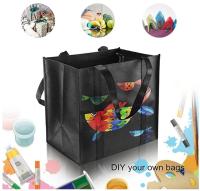 China pp nonwoven bag, promotional recycled glossy laminated pp nonwoven shopping bag, Foldable Nonwoven Bag, nonwoven tote sh for sale