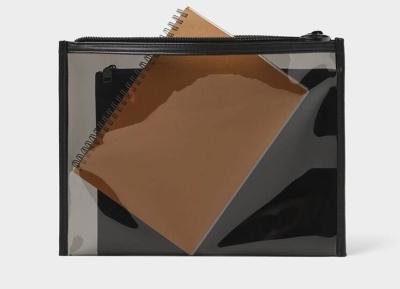 China Zipper Pouch, PVC Waterproof Storage Bag Holder & Letter Size Zippered Envelope For School, Document, Travel, Cosmetic for sale