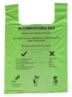 China Eco Friendly Disposable Biodegradable and Compostable Kitchen Waste Trash Collection, Biobased Refuse Sacks, Gallon Frie for sale