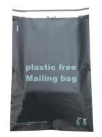 China Eco-Friendly Waterproof Durable Grey/White PLA Biodegradable Courier Bags,100% Compostable And Biodegradable Courier Env for sale