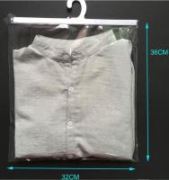 China hook k hanger bag for travel storage clothes,reliable manufacture cheap clear plastic pvc hanger bag for underwear for sale