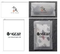 China Matte CPE Swimwear Clothes Package Slider Zipper Wet Bag,Eco-Friendly Transparent Swimwear Packaging for sale