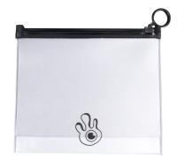 China Jewelry Bag/ Jewelry Packaging PVC Oxidation Resistance Plastic Bag With Zip Portable Handbag for Makeup Tools Organize for sale
