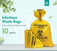 China Cytotoxic Waste Bags, Hazadous Waste Disposal Chemotherapy Waste Bags Zipper Enclosure With Pouch for sale