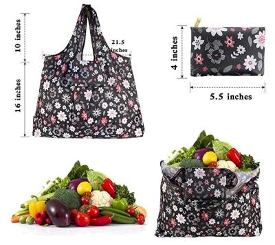 China Vegetable Durable Heavy Duty Oxford Polyester XLARGE CAPACITY T-Shirt 201D Polyester Eco Shopping Big Tote Bag for sale
