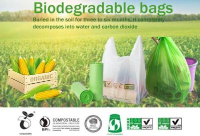 China D2W Eco Friendly Dog Poop Dirt Bags Daily Pet/Baby Use Collectedtion, Biodegradable Cornstarch Package Packing Packaging for sale