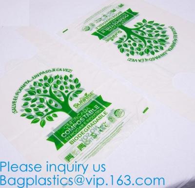China PLA PBAT Cornstarch Made Biodegradable Compostable Dog Poop Bags, Biodegradable Compostable Plastic Poop Dog Print Bag for sale