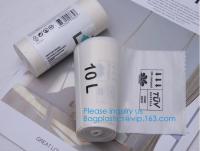 China 100% Biodegradable Compostable Drawstring Non Plastic Trash Bag Customized, Eco Biodegradable Compost Plastic Drawstring for sale
