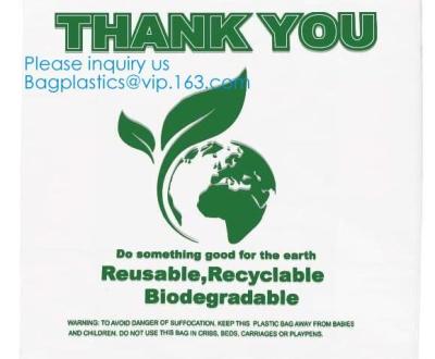 China Biodegradable Compostable Garbage Bin Liners, Kitchen Bin Liner Compostable Flat Trash Bag On Roll, Bin Liner In Rol for sale