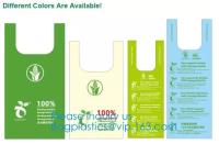 China T-Shirt 100% Biodegradable Plastic Charity Bag, Custom Printing Plastic Flat Poly Bags With Air Hole, Charity Donations for sale
