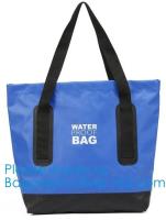 China Reusable Washable Waterproof PVC Tarpaulin Tote Bag Recycled Pvc Tarpaulin Shopping Bag Coated Tarpaulin for sale