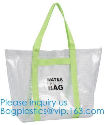 China Vinyl Women Tote Bag Travel Handbag For Beach Travel Toy Boat Hiking Shopping Fashionable Design Eco-Friendly 1000D for sale
