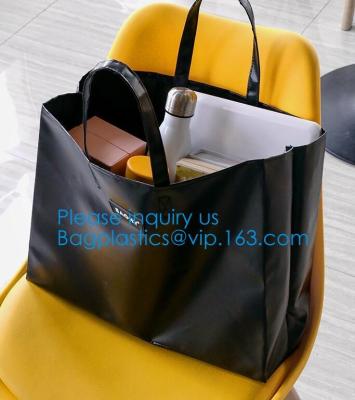 China Vintage Tarpaulin Shoulder Bag Fashion Custom Durable Shopping Bag Tarpaulin Bag Washable Tote Dry Bag Cotton Handle for sale