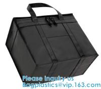 China Reinforced Food Delivery Insulated Cooler Bag, Promotional Custom Recyclable Aluminum Foil Picnic Insulated Lunch for sale
