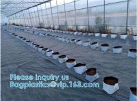 China Drip Irrigation Potato Grow Planter Fabric Pots With Handles Grow Bag Planters , Panda Film, Black And White for sale