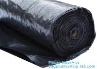 China 6 Mil Polyethylene Sheeting Roll Black Plastic Sheeting, Plastic Tarp, Plastic Mulch, Weed Barrier, Concrete Moisture for sale