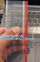 China Vacuum String Horizontal Slider Flange Press Waterproof Easy Tear Zipper Slider Zip Lock, PVC EVA TPU Airproof for sale