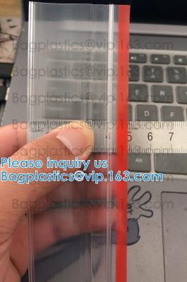 China Vacuum String Horizontal Slider Flange Press Waterproof Easy Tear Zipper Slider Zip Lock, PVC EVA TPU Airproof for sale