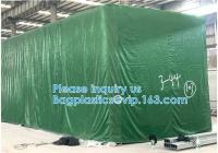 China CARGOES COVER CANVAS & SUPPLY Canvas Tarpaulin for Roof, Outdoor, Patio. Rain or Sun (Reversible, Silver and Black) for sale