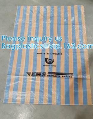 China PP Woven EMS Post bags, mailer mailing postal bags, drawstring Jumbo Vacuum Storage Valve Bags,100% Virgin Bulk Bag for sale