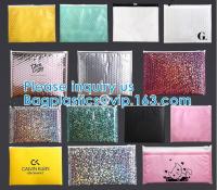 China Metallic Holographic Bubble Mailers Bubble Lined Padded Envelopes Silver Cushion Envelopes Peal And Seal for sale