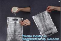 China Insulated Easy Zip Lock Resealable Aluminum Sandwich Lunch Bag Reusable Thermal Snack Bento Camping Picnic Grocery Hot for sale
